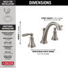 Bathroom Faucet (Recertified) in Stainless 3532LF-SSMPU-R | Delta Faucet