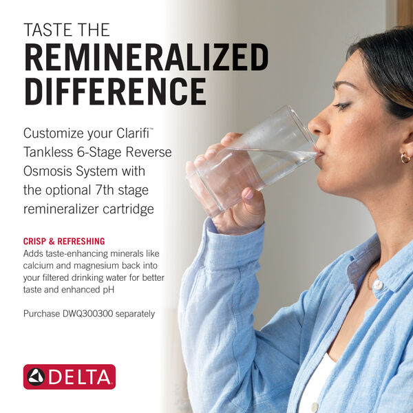 Tankless Under Sink 6-Stage Reverse Osmosis System DWQ1001012 | Delta ...