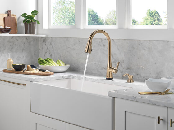 Single Handle Pull-Down Touch2O® Technology Kitchen Faucet with ...
