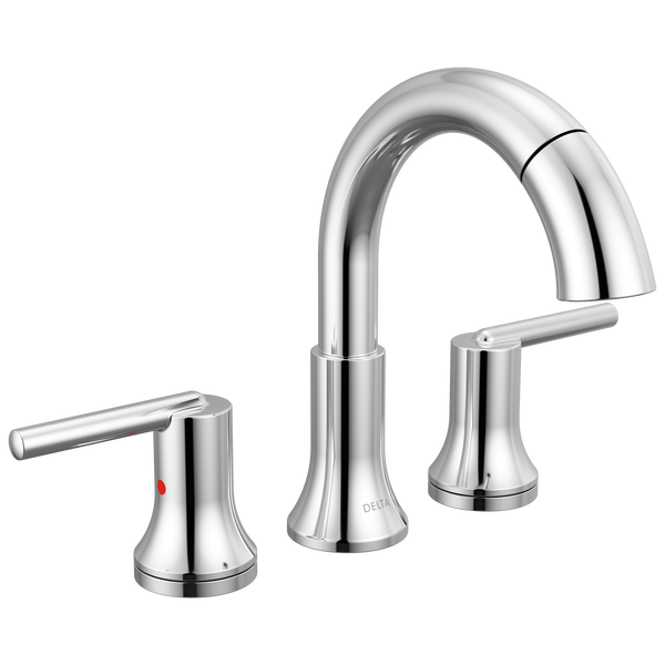 Two Handle Widespread Pull-Down Bathroom Faucet in Chrome 3559-PD-DST | Delta Faucet