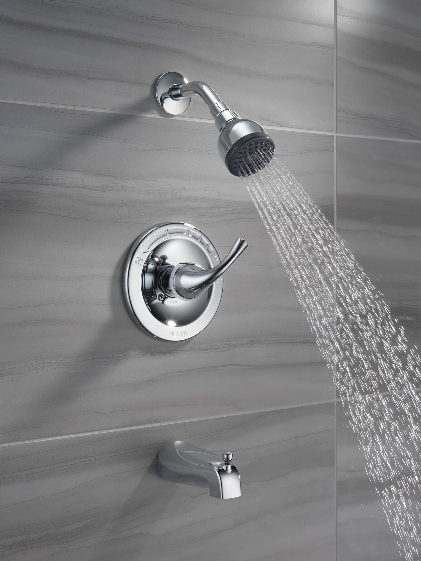 Single Handle Shower Trim in Chrome B114915 | Delta Faucet