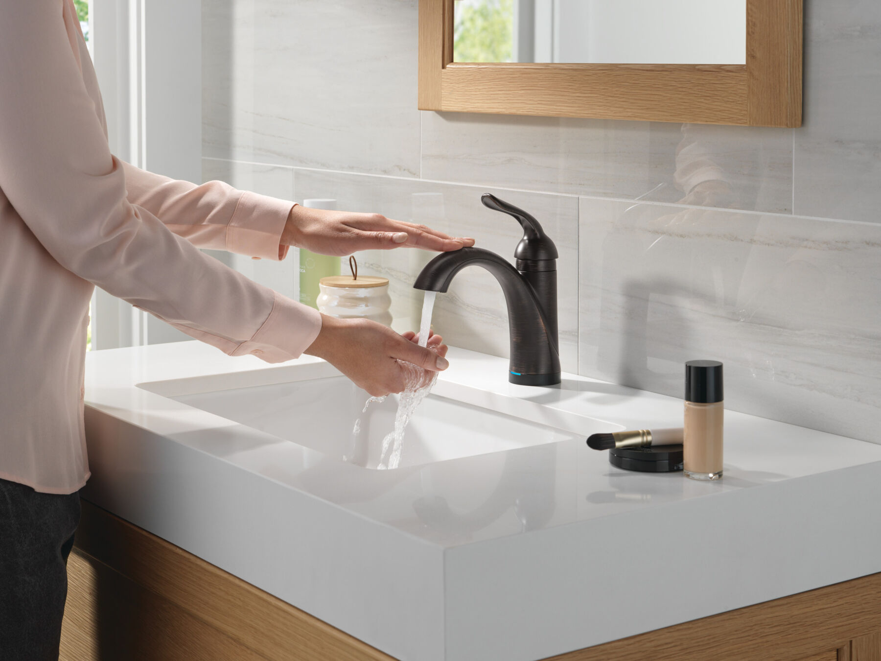 Touch2O® Bathroom Faucet with Touchless Technology in Venetian Bronze ...