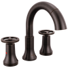 Two Handle Widespread Pull Down Bathroom Faucet in Venetian Bronze 3558-RBPD-DST | Delta Faucet