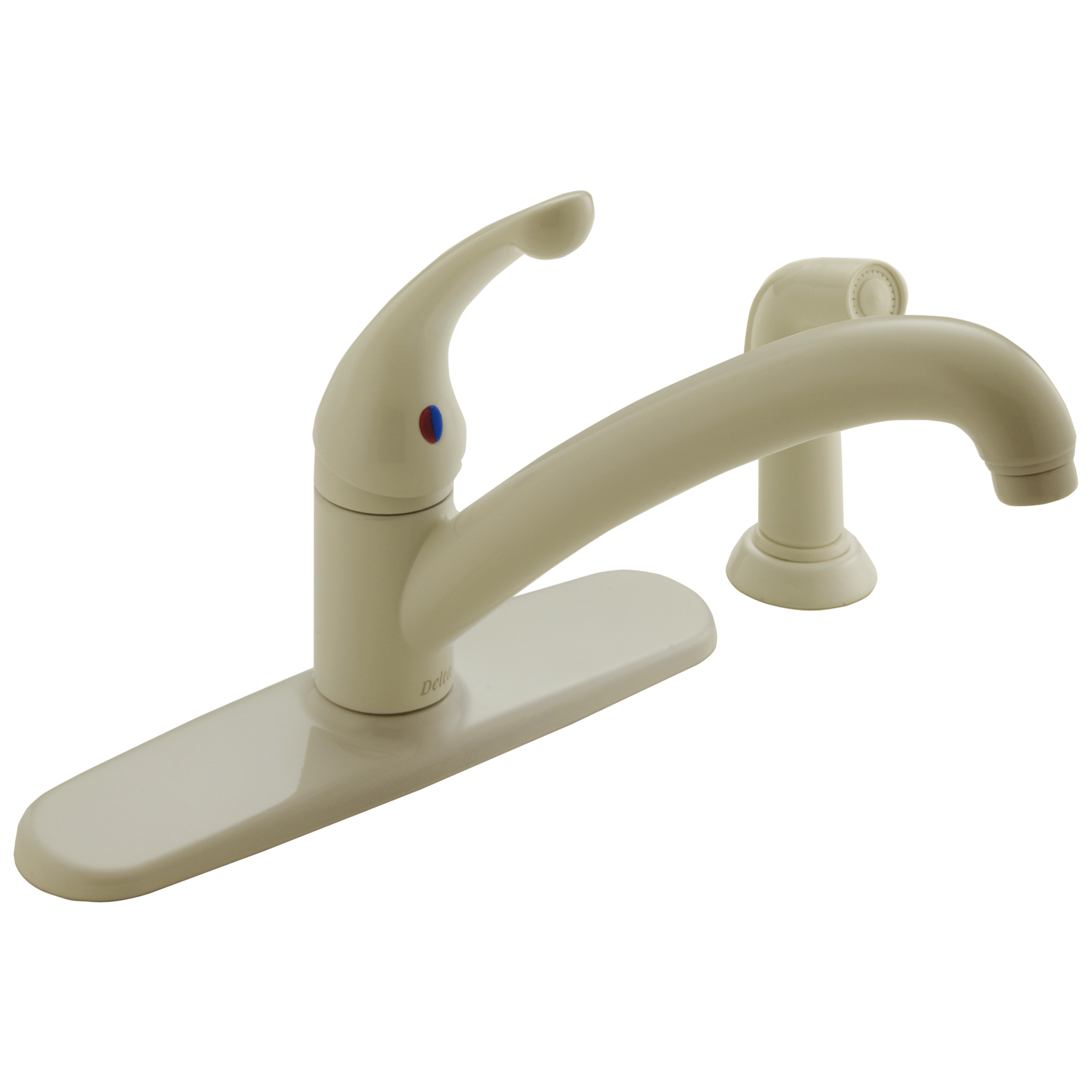 Single Handle Kitchen Faucet in Biscuit 480-BS | Delta Faucet