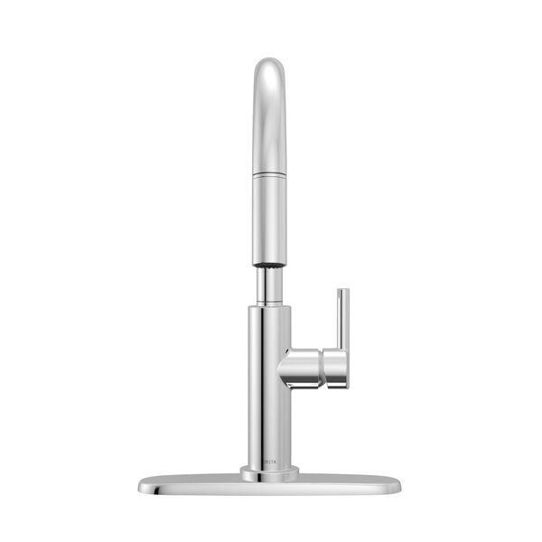 Single Handle Pull-Down Kitchen Faucet in Chrome 19867LF | Delta Faucet