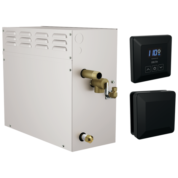 SimpleSteam™ Kit - 15kW in Matte Black 5P-EST15-BL | Delta Faucet