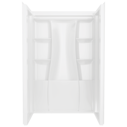 Shower Bases and Walls: One Piece Showers | Delta Faucet