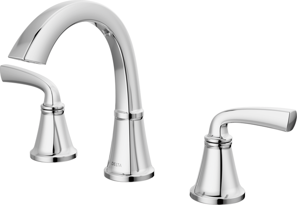 Two Handle Widespread Bathroom Faucet in Chrome 35864LF | Delta Faucet