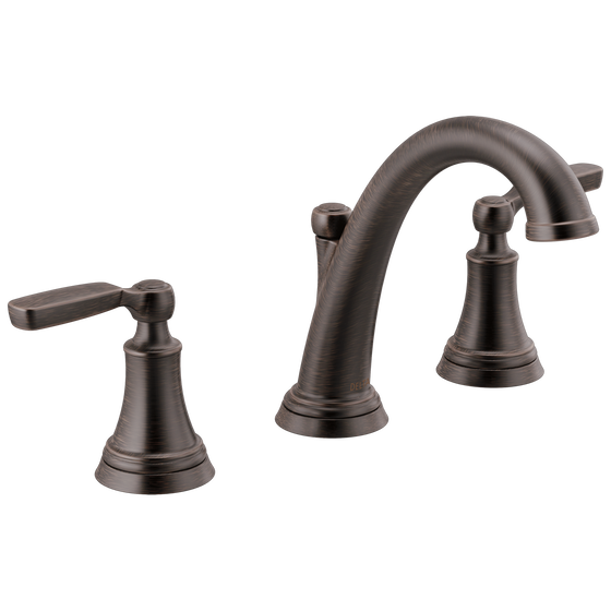 Two Handle Widespread Bathroom Faucet in Venetian Bronze 3532LF-RBMPU | Delta Faucet