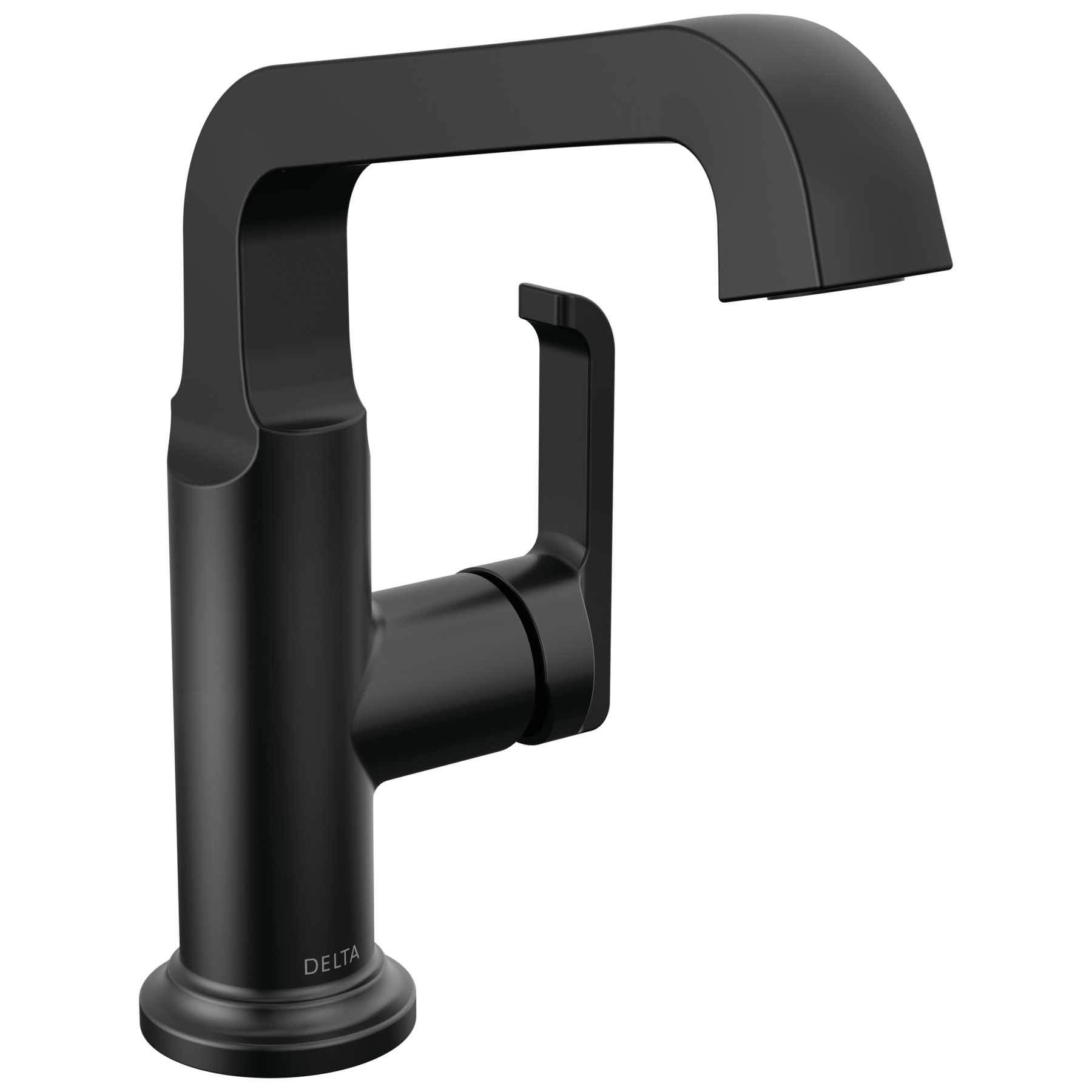 Single Handle Mid-Height Vessel Bathroom in Matte Black 689-BL-DST ...