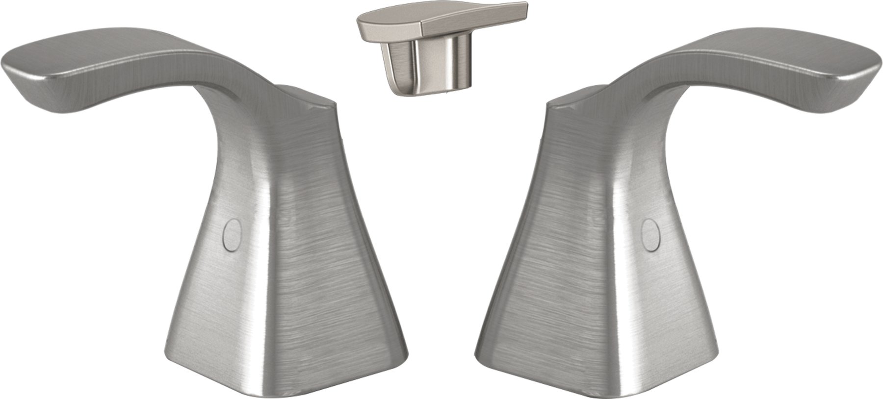 Metal Lever Handle Set - 2H Bathroom in Stainless H252SS | Delta Faucet
