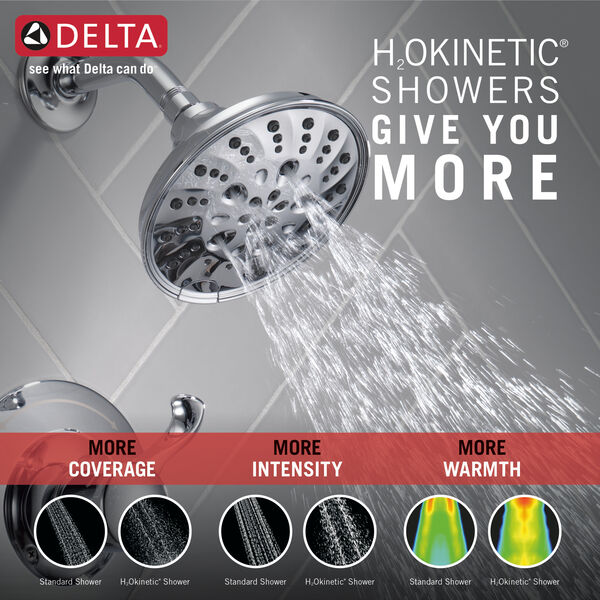 14 Series Shower Trim with Rough in Chrome 142897 | Delta Faucet