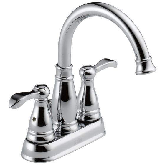 Two Handle Centerset Bathroom Faucet in Chrome 25984LF-ECO | Delta Faucet
