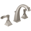 Two Handle Widespread Bathroom Faucet in Spotshield Brushed Nickel 35741-SP-DST | Delta Faucet