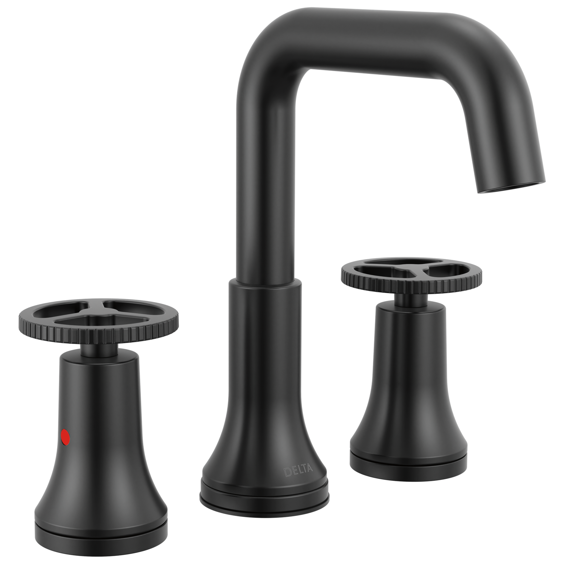 Two Handle Widespread Bathroom Faucet in Matte Black 35547-BLMPU-DST | Delta Faucet