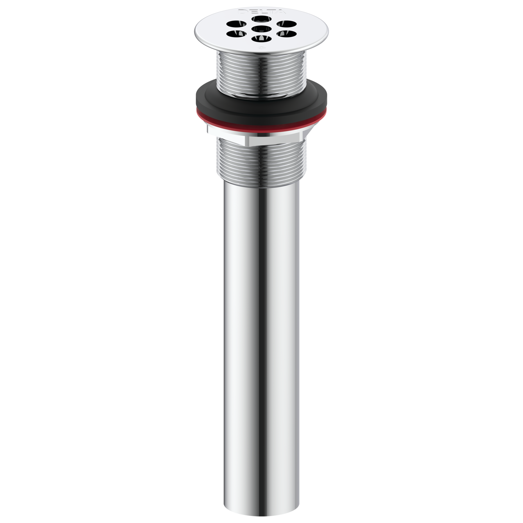 Cast Lavatory Waste with Open Grid Strainer Less Overflow in Chrome ...