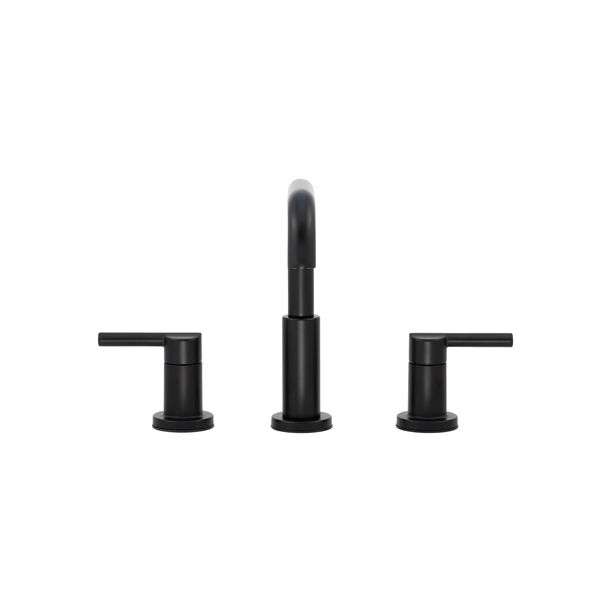 Widespread Lavatory Faucet with Shower Trim Bundle - 14 Series in Matte ...