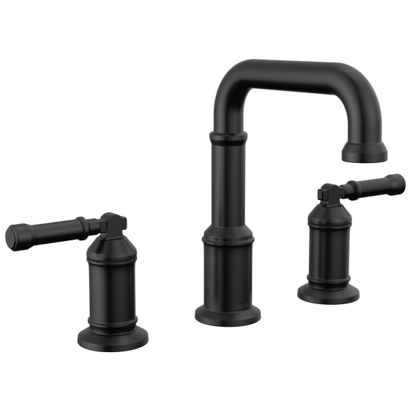 Two Handle Widespread Bathroom Faucet in Matte Black 3584-BL-DST ...