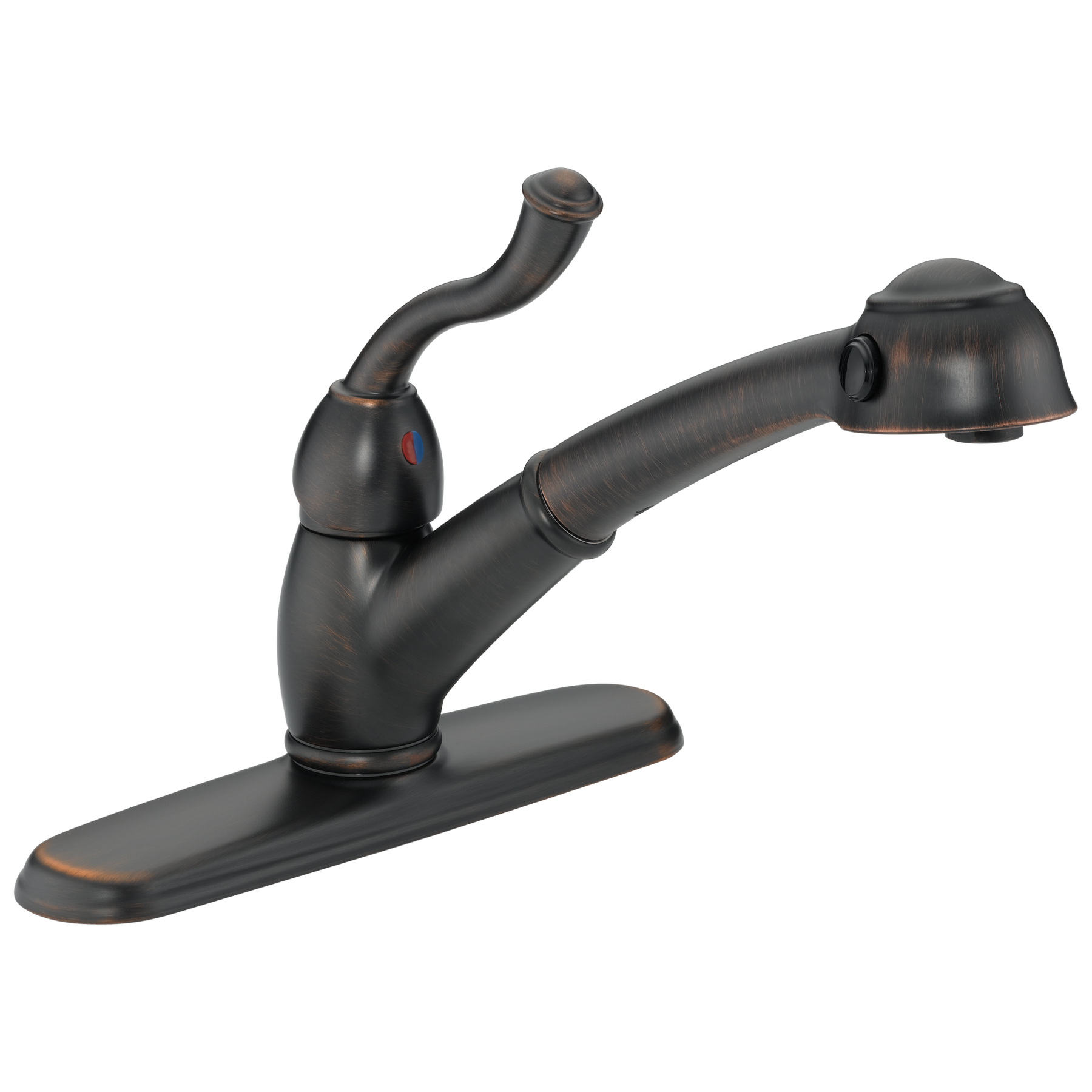 Single Handle Pull-Out Kitchen Faucet in Venetian Bronze 473-RB-DST ...