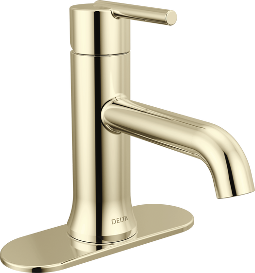 Single Handle Bathroom Faucet in Polished Nickel 559LF-PNMPU | Delta Faucet