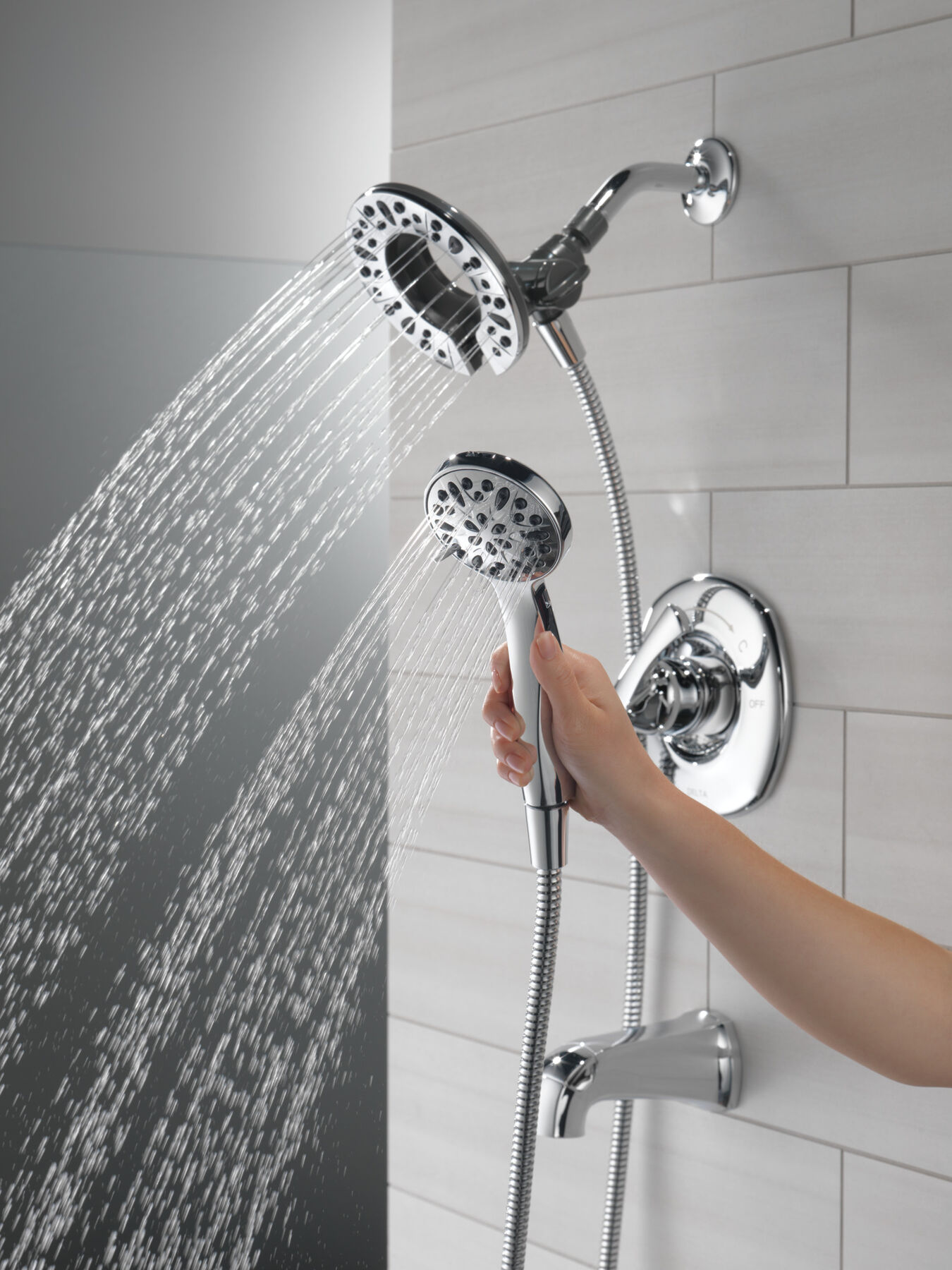 Monitor® 14 Series Tub and Shower (Recertified) in Chrome 144890-I-R ...