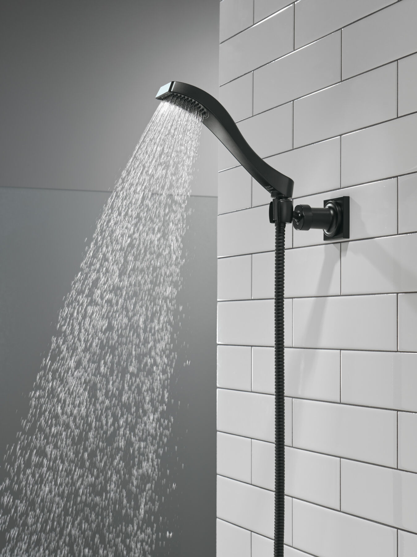 Hand Shower - Roman Tub in Matte Black RP52589BL | Delta Faucet