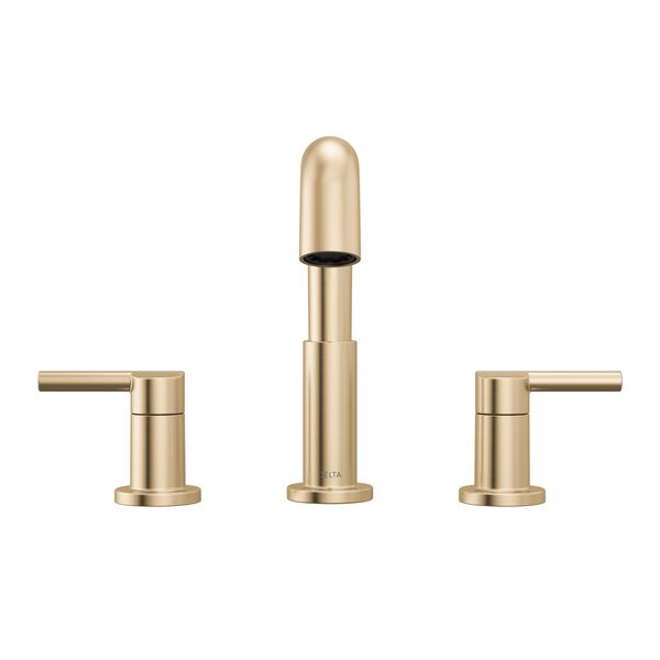 Two Handle Widespread Pull-Down Bathroom Faucet in Champagne Bronze 35849LF-CZPD | Delta Faucet