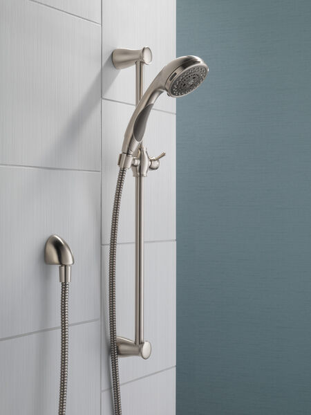 Premium 3-Setting Slide Bar Hand Shower in Stainless 57014-SS | Delta ...