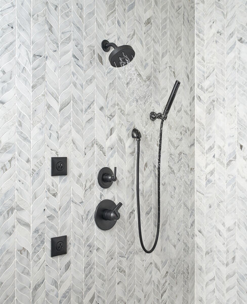 Wall Elbow for Hand Shower in Matte Black 50560-BL | Delta Faucet