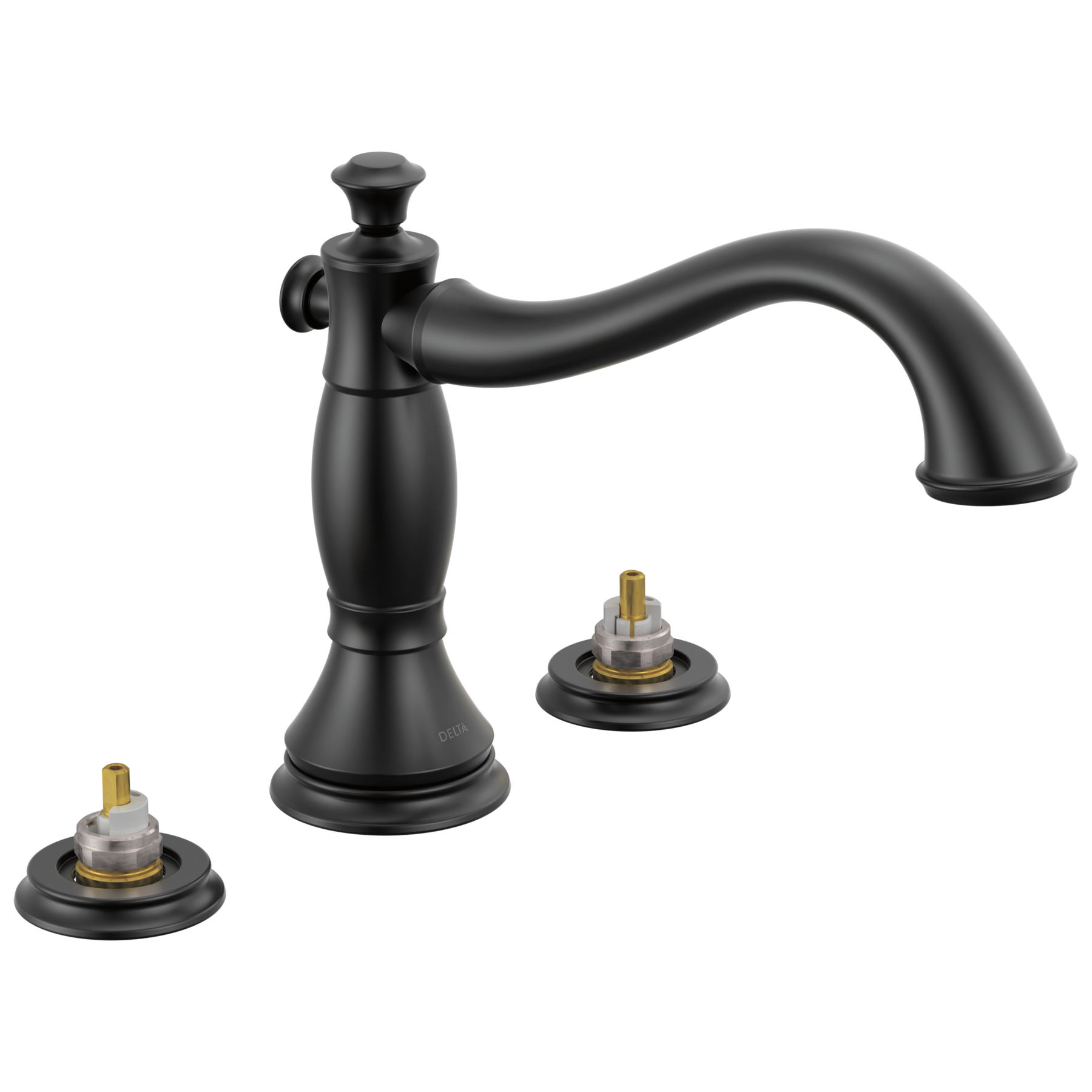 Roman Tub Faucet Trim in Matte Black T2797-BLLHP | Delta Faucet