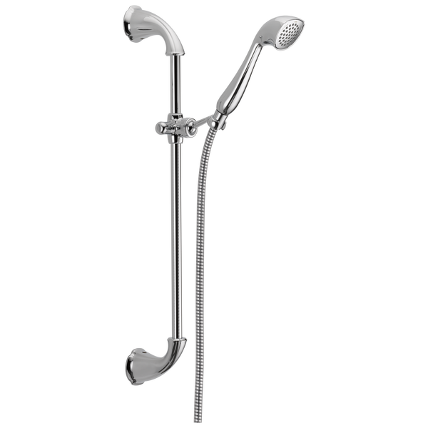 Premium Single-Setting Slide Bar Hand Shower in Chrome 59210 | Delta Faucet