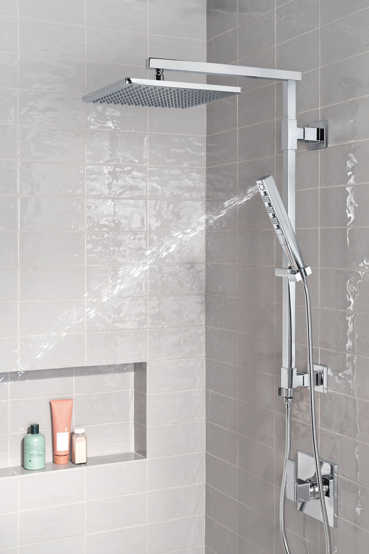 Shower Column 26" Angular in Chrome 58420 | Delta Faucet