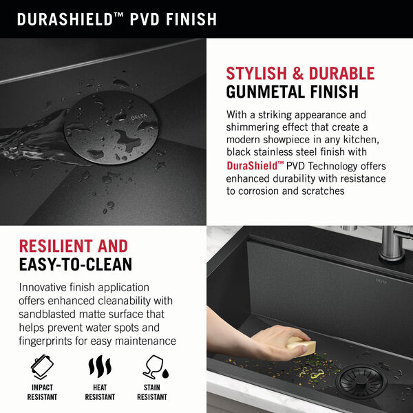 25” Drop-In Top Mount 16 Gauge Workstation Kitchen Sink Single Bowl ...