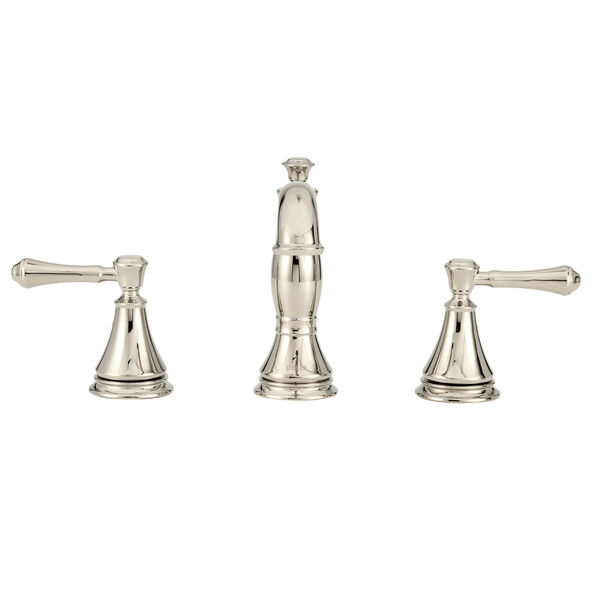 Two Handle Widespread Bathroom Faucet (Recertified) in Polished Nickel ...