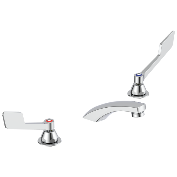 Two Handle Widespread Lavatory Faucet - Less Pop-Up in Chrome 23C335 | Delta Faucet