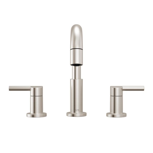 Two Handle Widespread Pull-Down Bathroom Faucet in Stainless 35749LF-SSPD | Delta Faucet