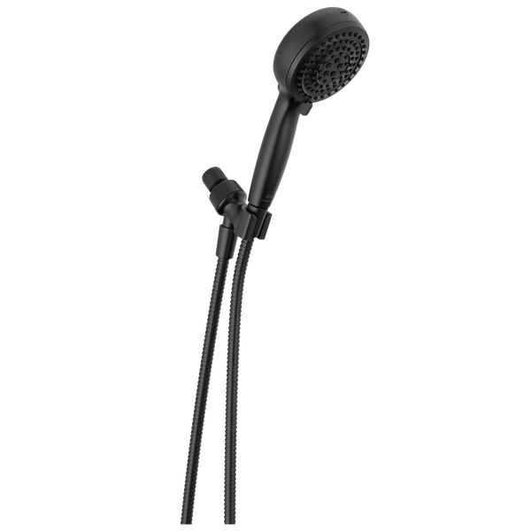 6-Setting Hand Shower with Cleaning Spray in Matte Black 75720DBL ...