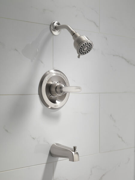 Monitor® 13 Series Tub & Shower Trim in Stainless BT13410-SS | Delta Faucet
