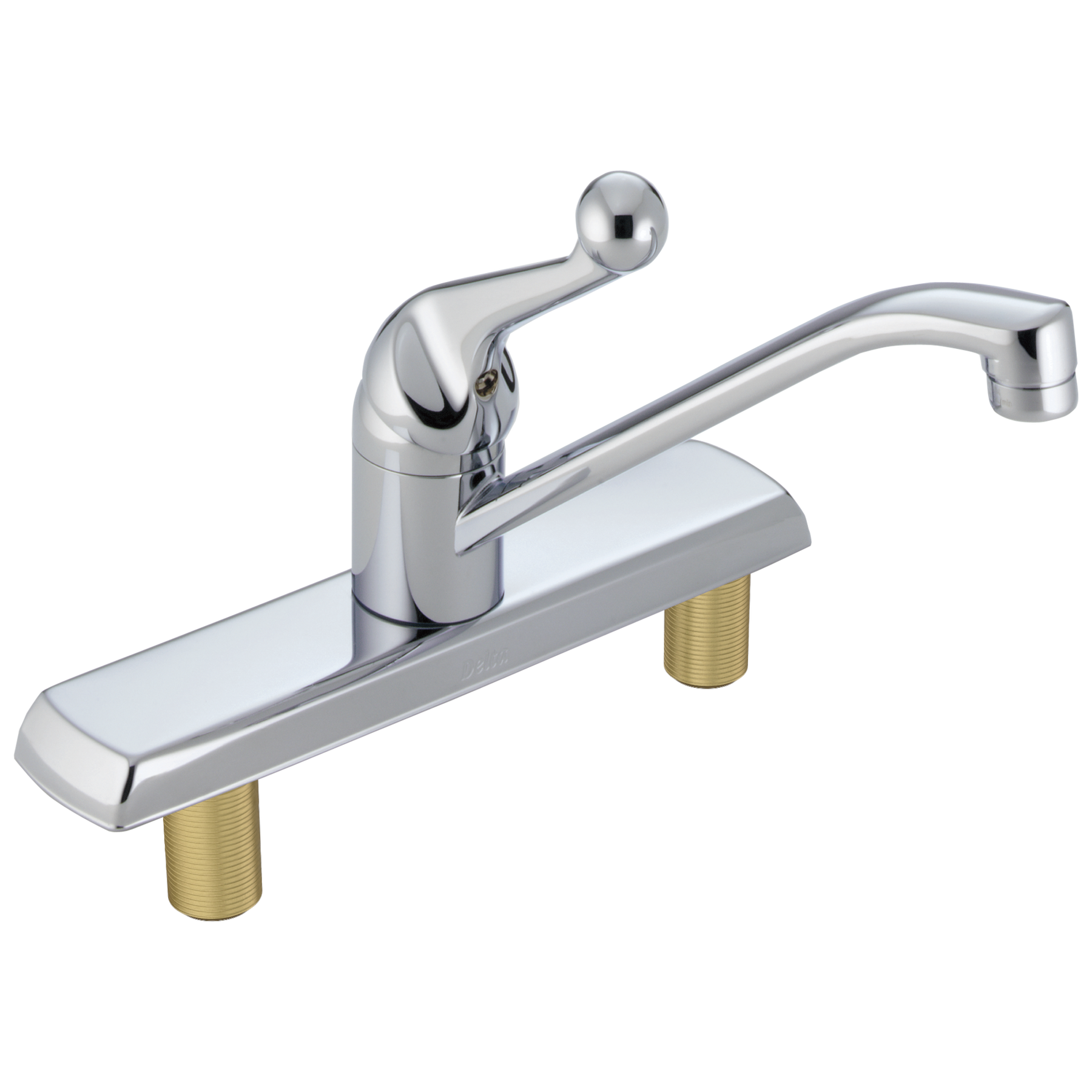 Single Handle Kitchen Faucet in Chrome 120LF | Delta Faucet