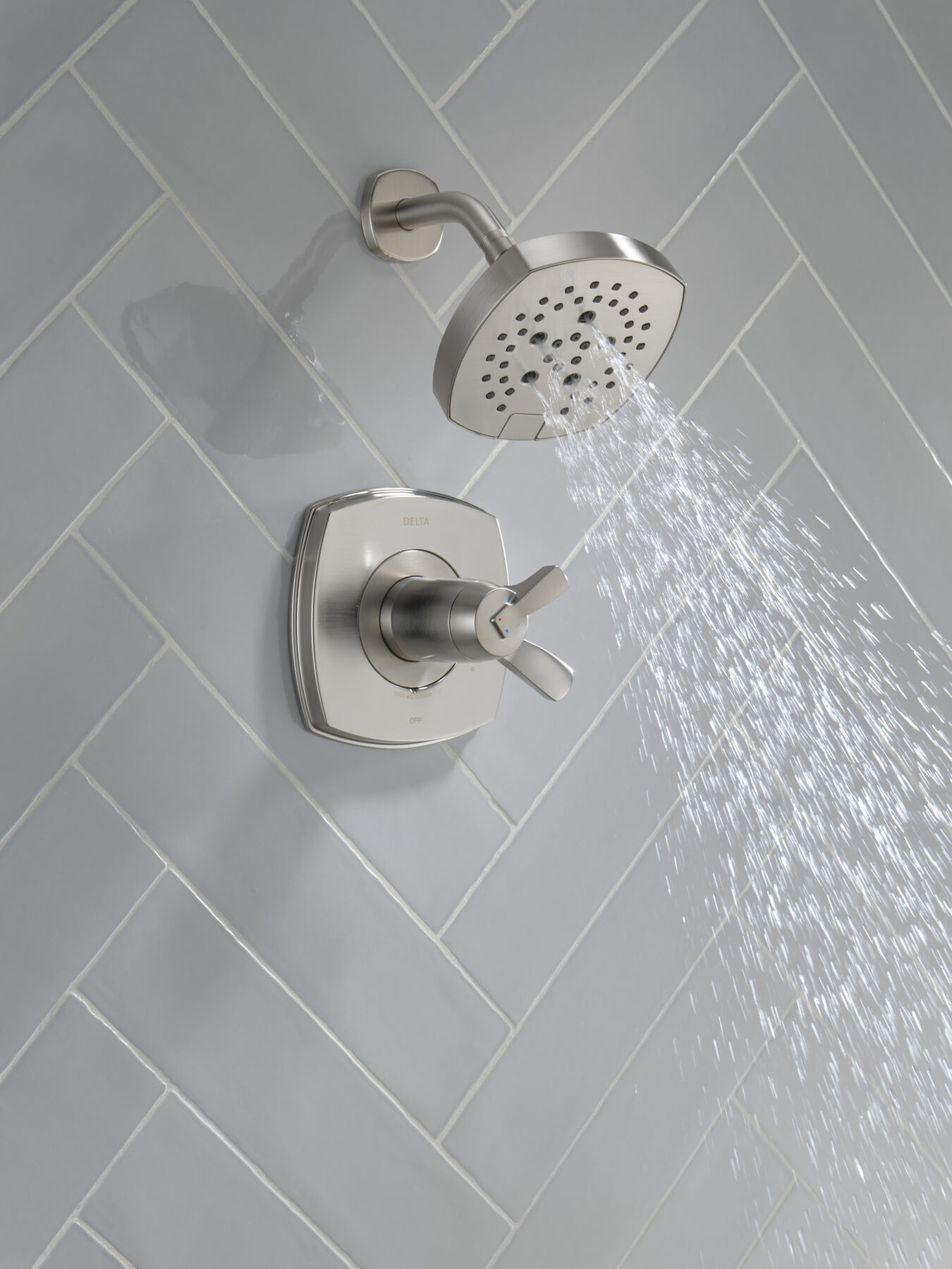 17 Thermostatic Shower Only in Lumicoat® Stainless T17T276-SS-PR ...