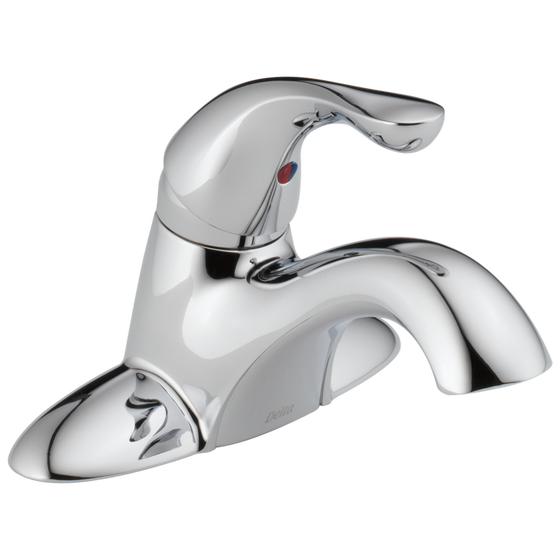 Single Handle Centerset Bathroom Faucet in Chrome 520-GPM-DST | Delta ...