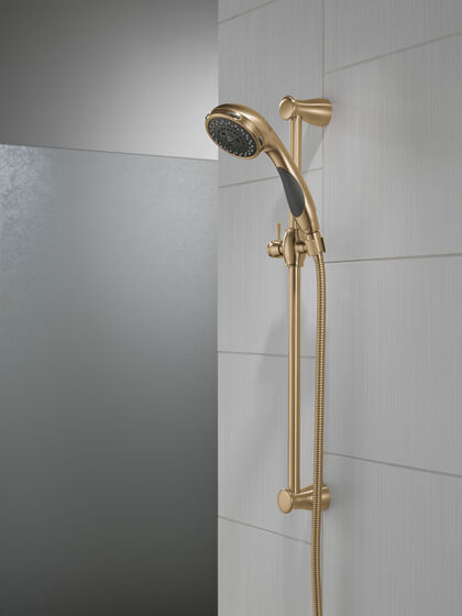 Premium 3-Setting Slide Bar Hand Shower in Champagne Bronze 57014-CZ ...