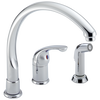 Single Handle Kitchen Faucet with Spray in Chrome 172-WF | Delta Faucet