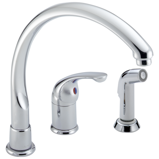 Single Handle Kitchen Faucet in Chrome 172 | Delta Faucet