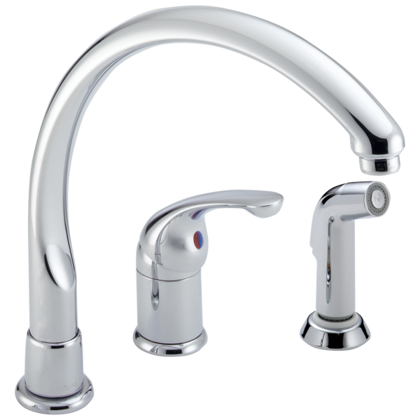 Single Handle Kitchen Faucet in Chrome 172 | Delta Faucet