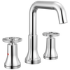 Two Handle Widespread Bathroom Faucet in Chrome 35547-MPU-DST | Delta Faucet