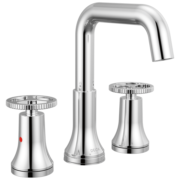 Two Handle Widespread Bathroom Faucet in Chrome 35547-MPU-DST | Delta Faucet