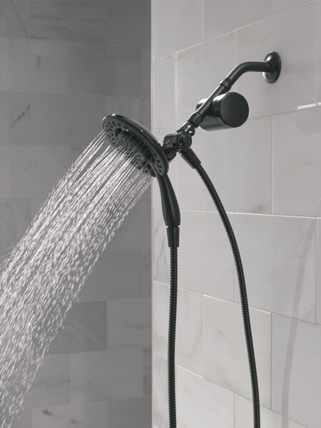 Shower Filter Attachment with 4-Setting In2ition® in Matte Black ...