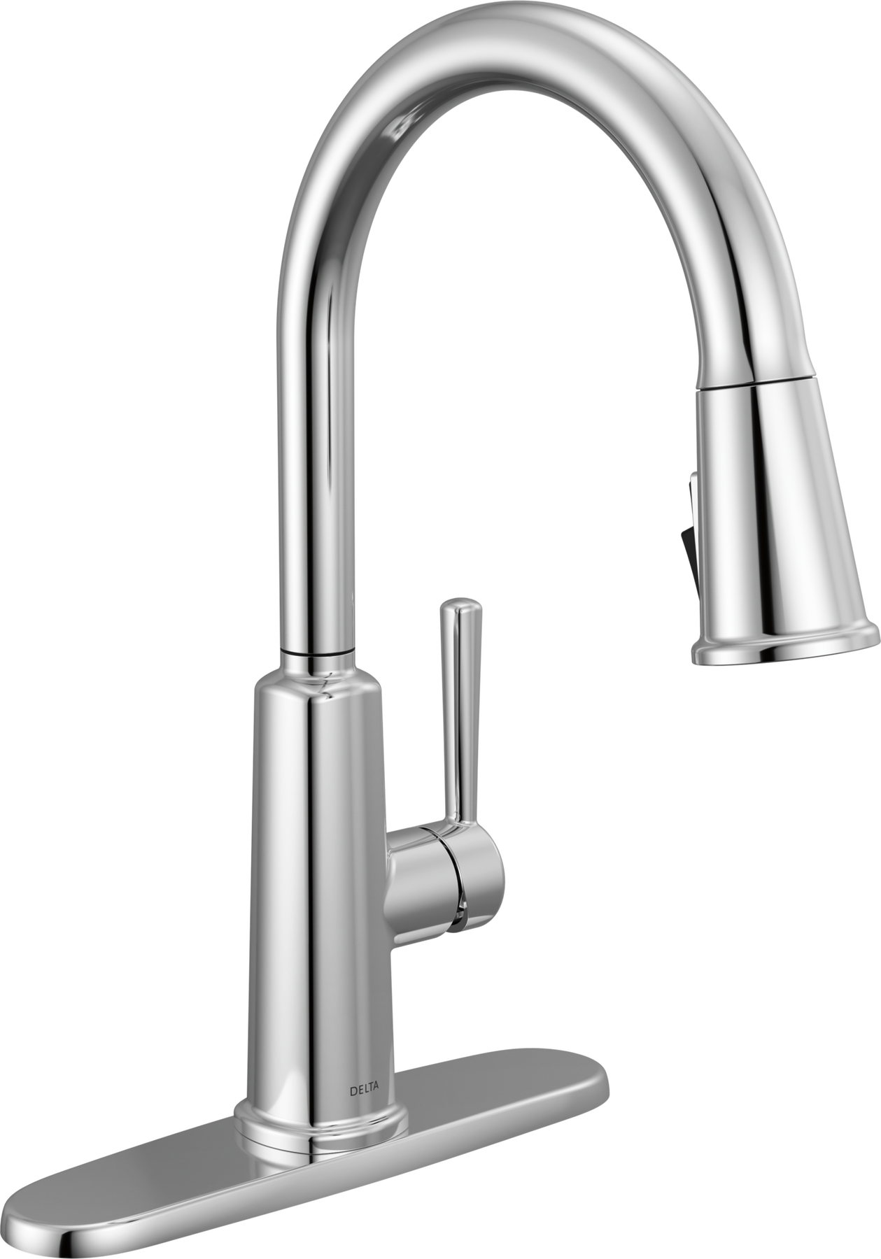 Single Handle Pull-Down Kitchen Faucet in Chrome 19730LF | Delta Faucet
