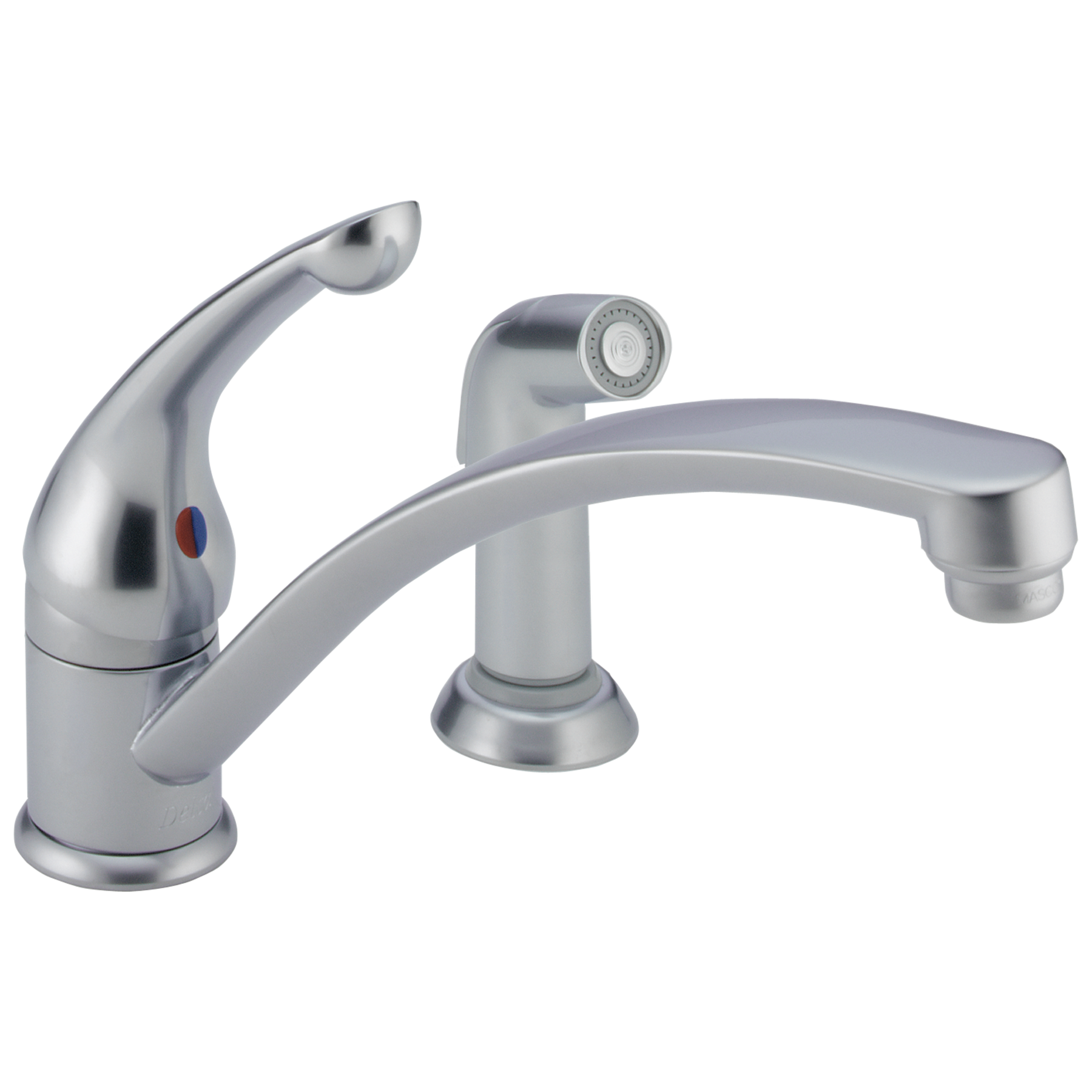 Single Handle Kitchen Faucet in Matte Chrome 441-MCWF | Delta Faucet